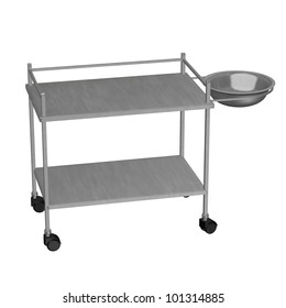 3d Render Hospital Table Stock Illustration 101314885