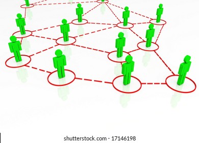 3d Render Human Connections Stock Illustration 17146198 | Shutterstock