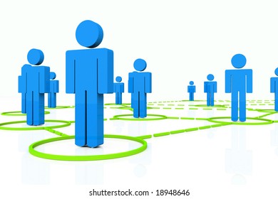 3d Render Human Connections Stock Illustration 18948646 | Shutterstock