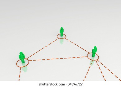 3d Render Human Connections Stock Illustration 34396729 | Shutterstock