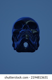 3d Render Human Skull Isolated On Stock Illustration 2194813631 ...