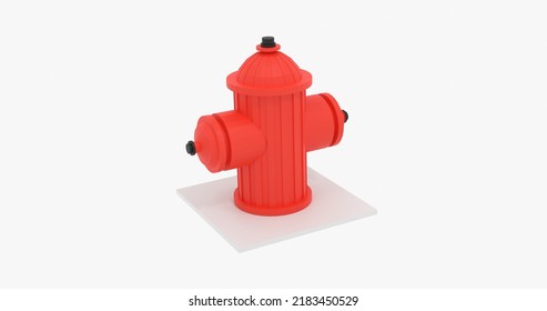 3d Render Hydrant Perspective View Stock Illustration 2183450529 ...