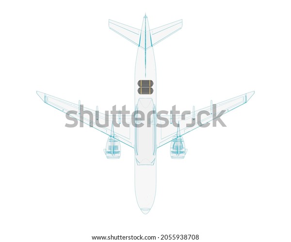3d Render Hydrogen Plane Fuel Cell Stock Illustration 2055938708 ...