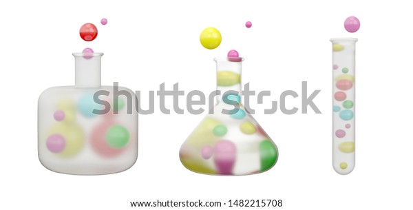 3d Render Illustration Beaker Stock Illustration 1482215708 | Shutterstock
