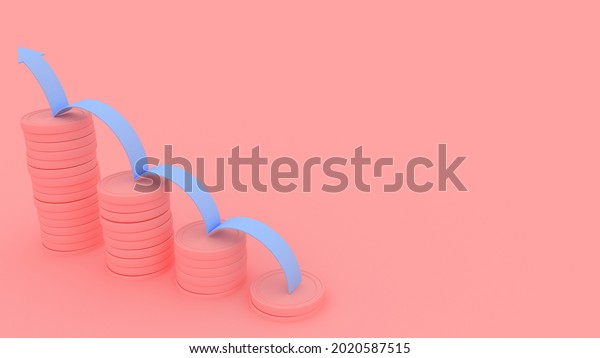 3d Render Illustration Blue Line Bouncing Stock Illustration 2020587515 ...