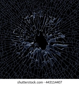 3d Render 3d Illustration Explosion Broken Stock Illustration 443114407 ...