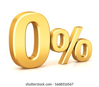Ilustrasi Stok 3d Render Image Zero Percentage Graphic 1691380165