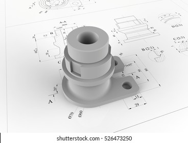 Technical Drawing 3d Images, Stock Photos & Vectors | Shutterstock