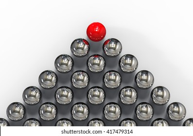 3d Render Image Group Sphere Representing Stock Illustration 417479314 ...