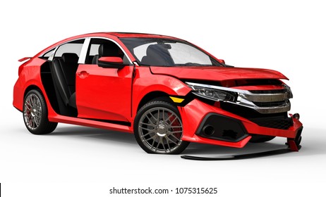 1,790 Car crash render Images, Stock Photos & Vectors | Shutterstock