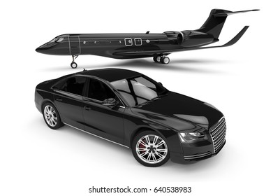 3d Render Image Private Jet Expensive Stock Illustration 460085155 ...