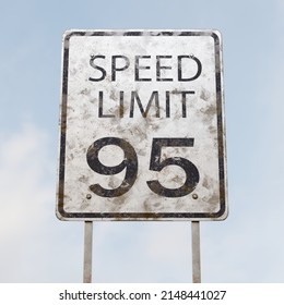 3d Render Image Sign Speed Limit Stock Illustration 2148441027 ...
