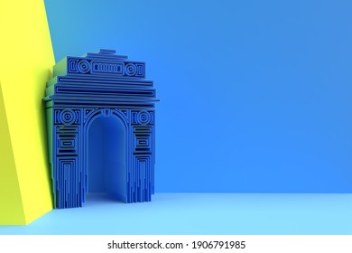 3d Render India Gate New Delhi Stock Illustration 1906791985 | Shutterstock