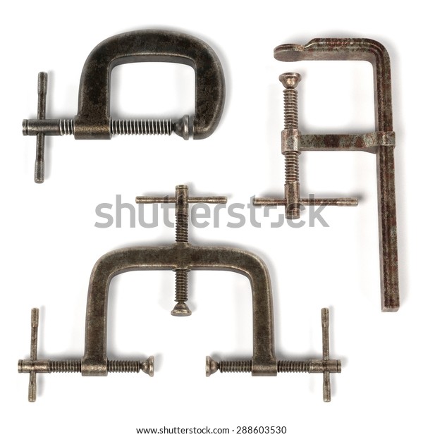 3d Render Industrial Clamps Stock Illustration 288603530 | Shutterstock