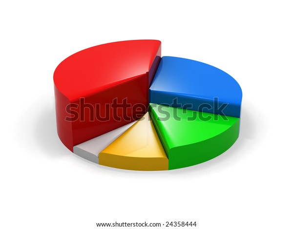 3d Render Isolated Cylinder Graph Stock Illustration 24358444 ...