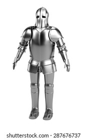 3d Render Knights Armor Stock Illustration 282603563