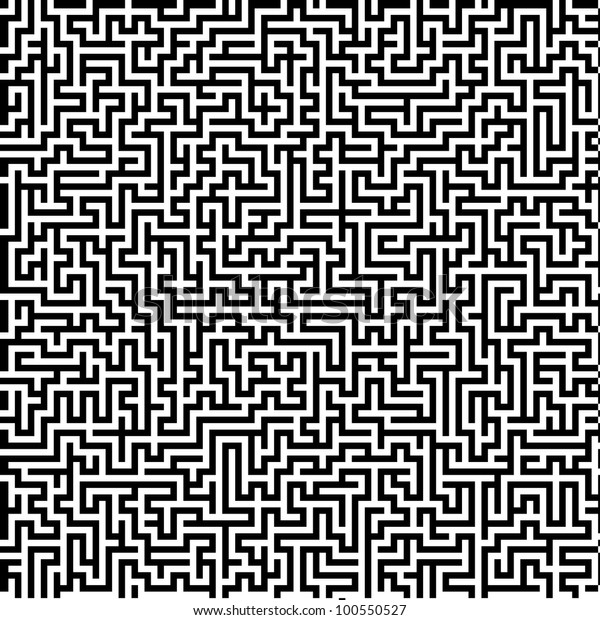 3d Render Large Detailed Maze Stock Illustration 100550527 | Shutterstock