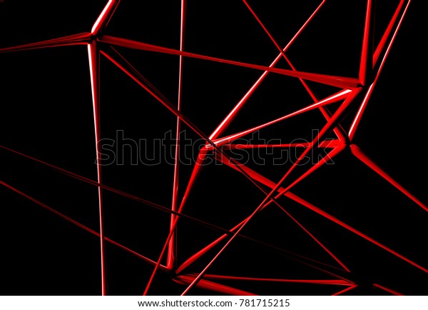 3d Render Lines Concept Abstract Stock Illustration 781715215 ...