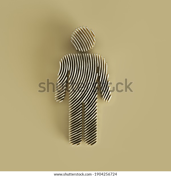 3d Render Man Icon 3d Simple Stock Illustration 1904256724 | Shutterstock