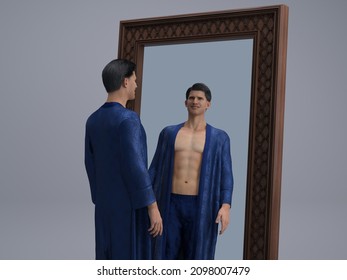 1,937 3d man mirror Images, Stock Photos & Vectors | Shutterstock