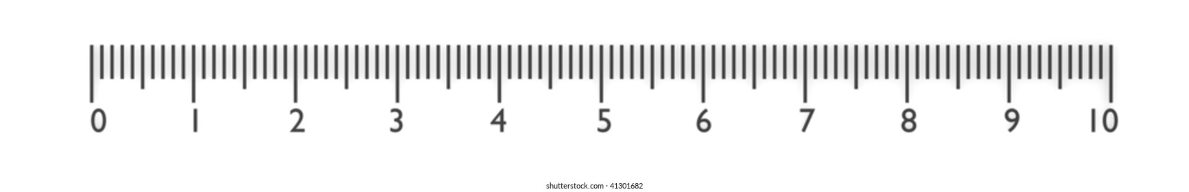 Grid Ruler 200 Millimeters 20 Centimeters: vector de stock (libre de ...