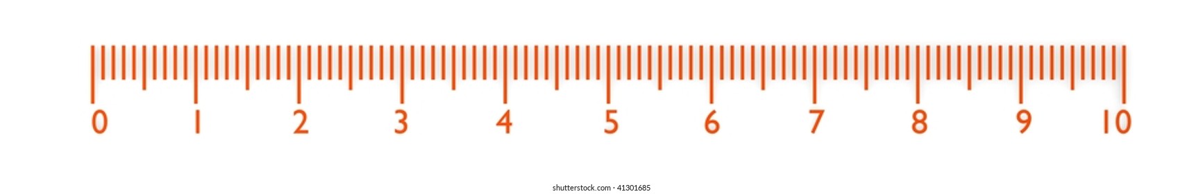 Grid Ruler 200 Millimeters 20 Centimeters: vector de stock (libre de ...