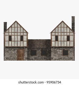 3d Render Medieval Building Stock Illustration 95906734 | Shutterstock