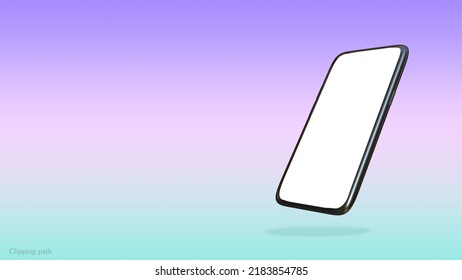 3d Render Mobile Phone Object Concept Stock Illustration 2183854785 ...