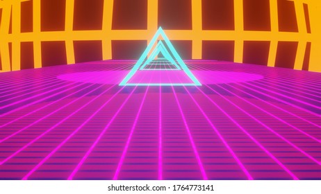 3d Render Model Hi Tech 80s Stock Illustration 1764773141 | Shutterstock