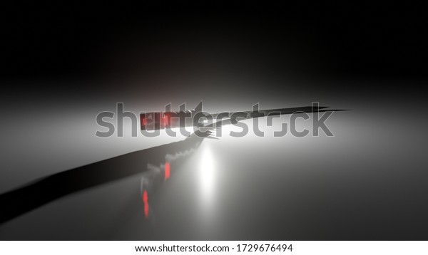 3d Render Model Hi Tech Glow Stock Illustration 1729676494 | Shutterstock