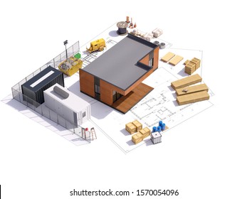Vector Isometric Low Poly Warehouse Crosssection Stock Vector (Royalty ...