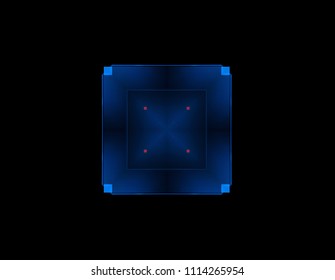 3d Render Modern Technology Box Scheme Stock Illustration 1114265687 ...