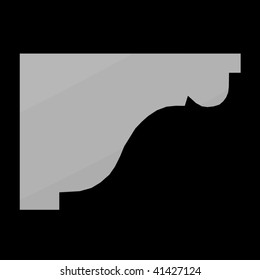 3d Render Moldings Profile Stock Illustration 41427115 | Shutterstock