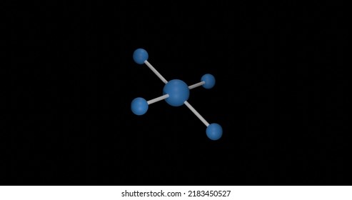 3d Render Molecule Perspective View Stock Illustration 2183450527 ...