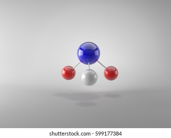 3d Render Molecules Stock Illustration 599177384 | Shutterstock