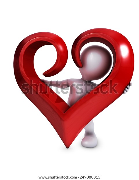 3d Render Morph Man Heart Stock Illustration 249080815 | Shutterstock