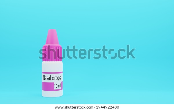 3d Render Nose Drop Runny Nose Stock Illustration 1944922480 | Shutterstock