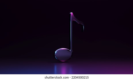 3d Render Notes Musical Symbols Music Stock Illustration 2204500215 ...