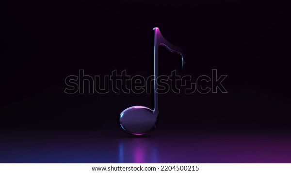 3d Render Notes Musical Symbols Music Stock Illustration 2204500215 ...