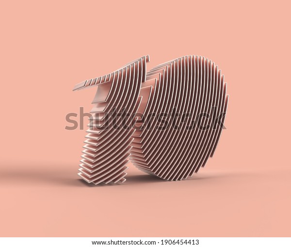 3d Render Number 10 Formed Illustration Stock Illustration 1906454413 ...
