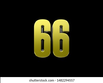 3d Render Number Sixty Six 66 Stock Illustration 1482294557 | Shutterstock