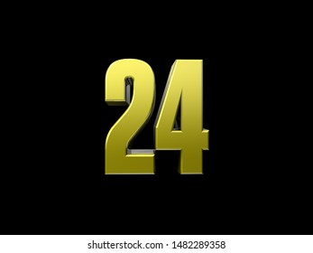 Text 24k Gold Letter Numbers Isolated Stock Illustration 2146007671 ...