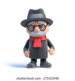 3d Render Old Man Stock Illustration 271552940 | Shutterstock