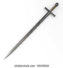 3d Render Old Sword Stock Illustration 45193018 | Shutterstock