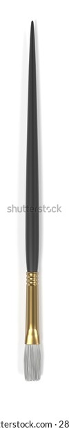 3d Render Paint Brush Stock Illustration 288855431 | Shutterstock