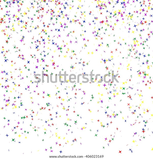 3d Render Party Confetti Stock Illustration 406023169 | Shutterstock