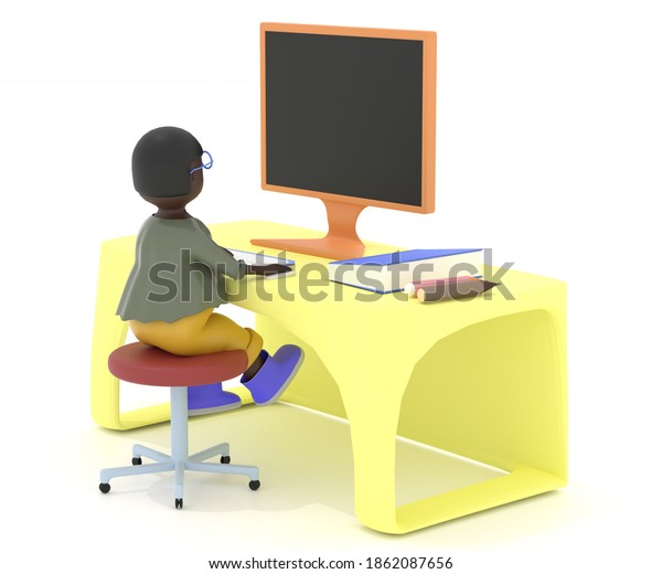 3d Render People Sitting On Chairs Stock Illustration 1862087656 ...