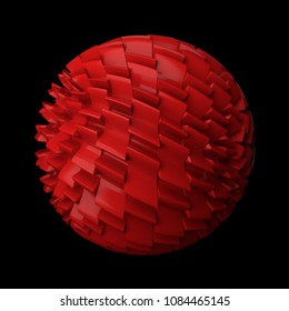 3d Render Plastic Background Reflections Displacement Stock ...