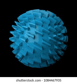3d Render Plastic Background Reflections Displacement Stock ...