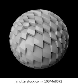 3d Render Plastic Background Reflections Displacement Stock ...